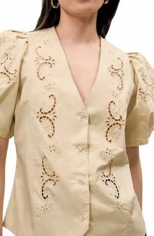 Rebecca Taylor Raquel Twill Shirt