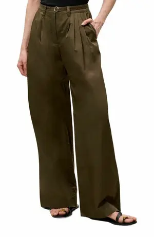 Rebecca Taylor Raquel Twill Pant - Olive