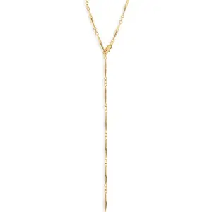 TOM FORD Arrow Lariat Necklace - Vintage Gold