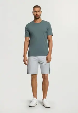 Hanro Night & Day Cotton Bermuda Shorts - Skyline Gray