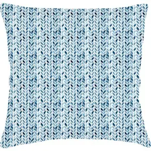 Anaya Chevron Velvet Pillow With Down Alternative Insert