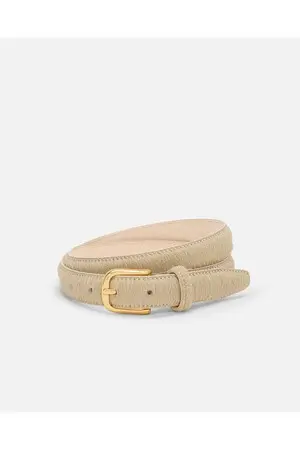 AUREUM No. 14 Pony Hair Belt - Gold