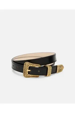 AUREUM No. 15 Leather Belt - Black