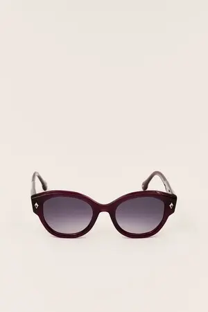 Ba&sh Lorna Glasses - Purple