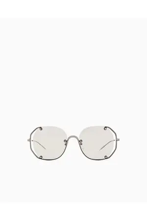 Emporio Armani Irregular-shaped Sunglasses - Natural