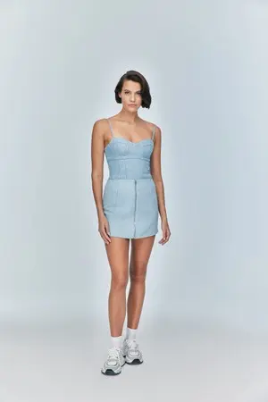 JENDUE Marvel Denim Bodysuit