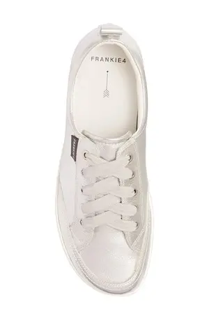 FRANKIE4 Ellie V Sneaker - Silver Tumbled
