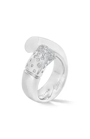 TABAYER Oera Pavé Diamond Ring - White Gold