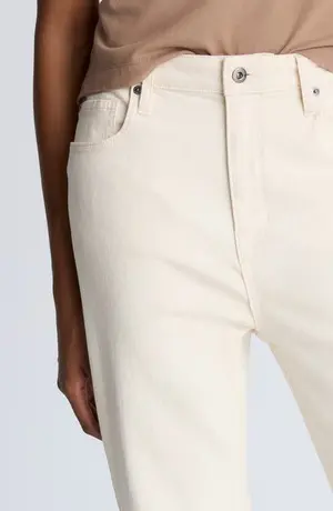 KENNETH COLE Straight Leg Jeans With Wide Cuffs