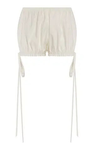 TAE PARK Cotton Bloomer Shorts - Ivory