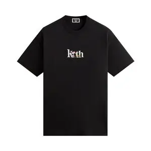 Kith For Peanuts Serif Tee - Black