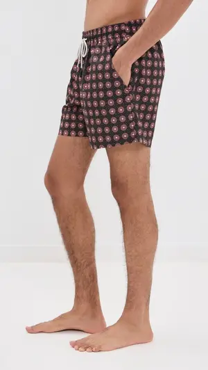 Oas Coffee Lumo Print Swim Shorts - Multi