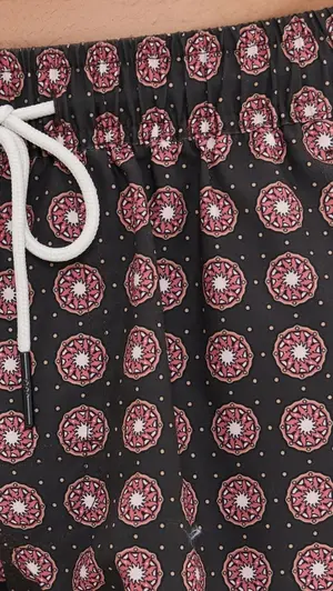 Oas Coffee Lumo Print Swim Shorts - Multi