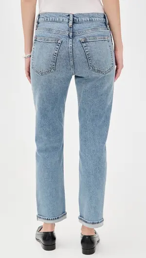 FRAME The Borrowed Straight Leg Jeans