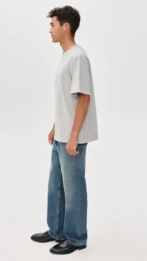 AGOLDE Asha Mock Neck Tee - Reflect