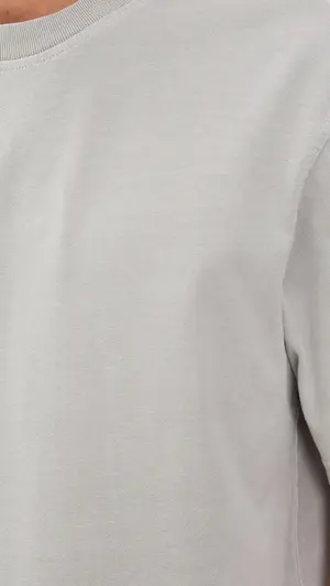 AGOLDE Asha Mock Neck Tee - Reflect