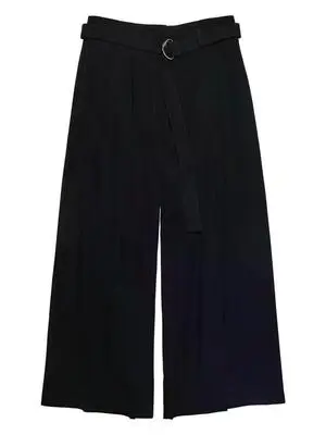 Bimba Y Lola Belted Cropped Trousers