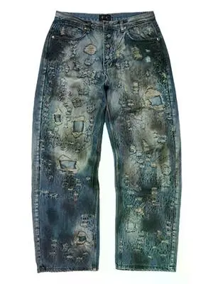 Thug Club Faded Jeans For Men