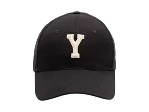 Saint Laurent Cotton 6p C Cap - Black/ivory