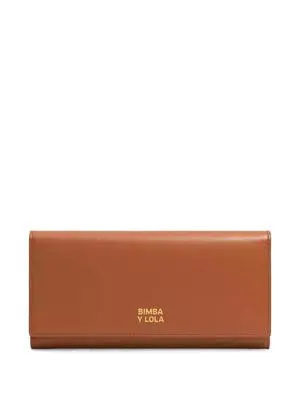 Bimba Y Lola Logo-stamp Wallet - Brown