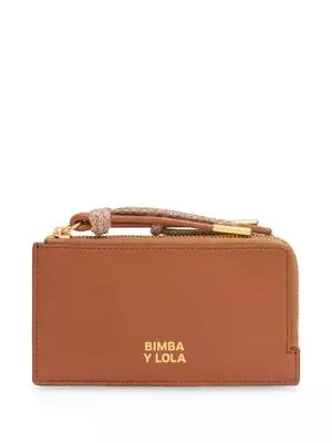 Bimba Y Lola Logo-stamp Wallet - Neutrals