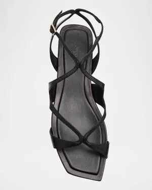 JIMMY CHOO Ayla Strappy Sandals - Black
