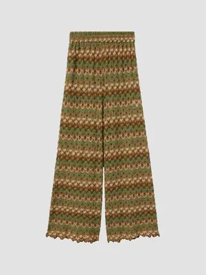 La DoubleJ Palazzo Pants - Green Multi