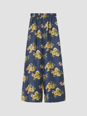 La DoubleJ Palazzo Pants - Riptide Midnight Blue