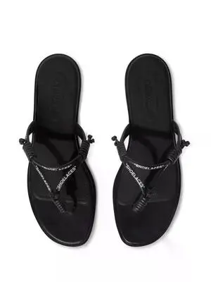 Off-White Sholace Sandals - Black