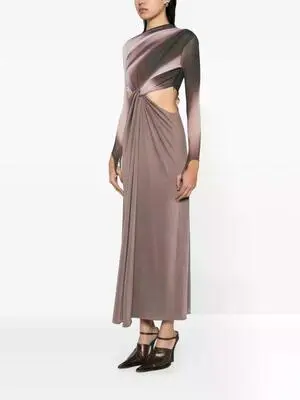 OUDE WAAG Long Sleeve Maxi Dress