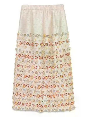 Biyan Floral Embroidery Skirt
