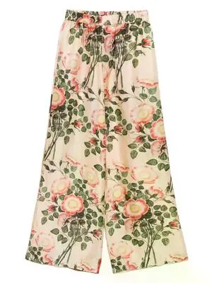 Biyan Floral Print Trousers