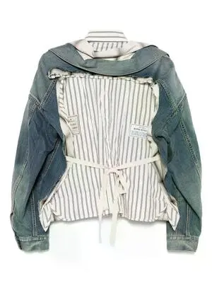 Mihara Yasuhiro Backless Layered Denim Jacket