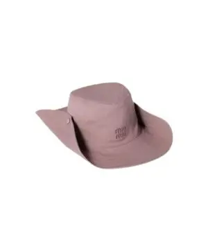 Miu Miu Gabardine Cowboy Hat - Raspberry
