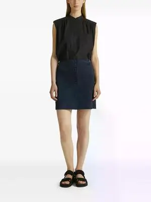 YVES SALOMON Suede Skirt