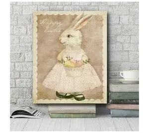 COURTSIDE MARKET Baby Bunny 30x40 Canvas Wall A Rt - One-color
