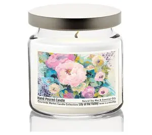 COURTSIDE MARKET Fresh Florals Candle Glass Jar 16 Oz - One-color