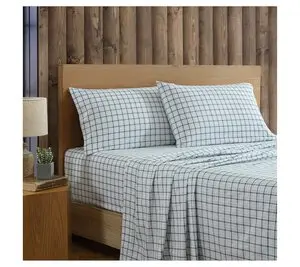 Eddie Bauer Classic Tattersall Plaid King Sheet Set