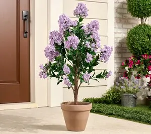 WICKER PARK 3' Faux Lilac Tree - One-color