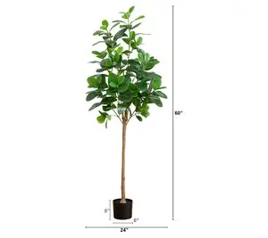 NEARLY NATURAL 5' Artificial Audrey Ficus Tree