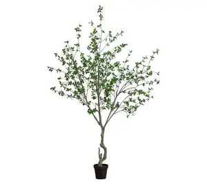 NEARLY NATURAL 10' Minimalist Citrus Artificial Tree - One-color