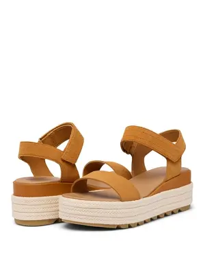 Sorel Cameron Flatform Sandals - Canyon Gold/gum