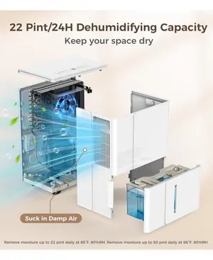 COWSAR 2500sq.ft Multifunctional Dehumidifier