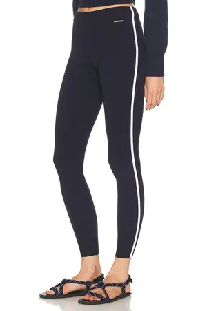 Miu Miu Mid-rise Knit Leggings