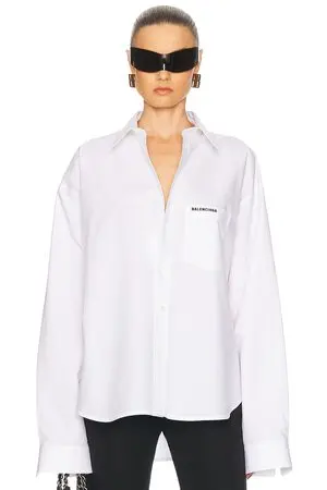 Balenciaga Patched Shirts For Women