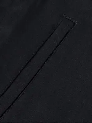 Visvim Mayfield Velour-trimmed Wool And Linen-blend Bomber Jacket