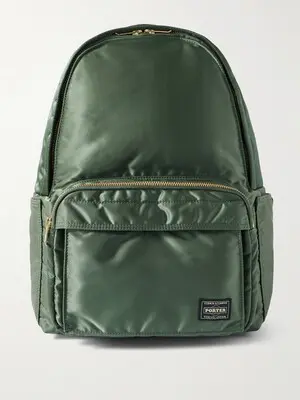 PORTER-YOSHIDA & CO Daypack Nylon-twill Backpack - Green