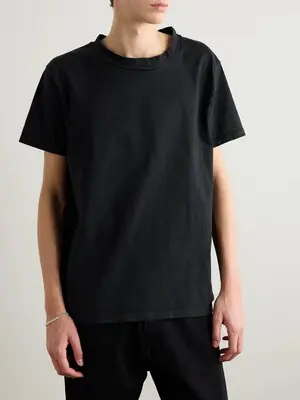 Our Legacy Bliss Logo-appliquéd Cotton-jersey T-shirt
