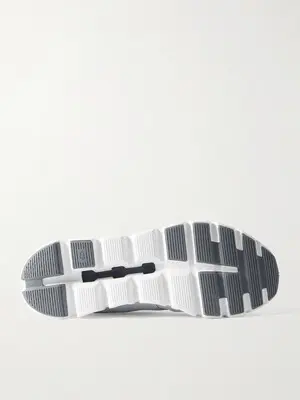 On Cloud 6 Rubber-trimmed Sneakers - Gray