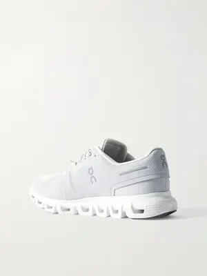 On Cloud 6 Rubber-trimmed Sneakers - Gray